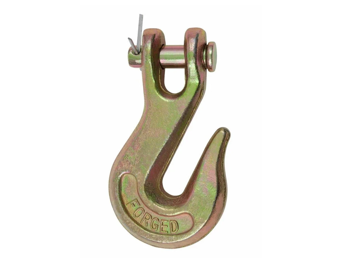 3/8" Grade 70 Clevis Grab Hooks with Pins – CARGO CONTROL CENTER