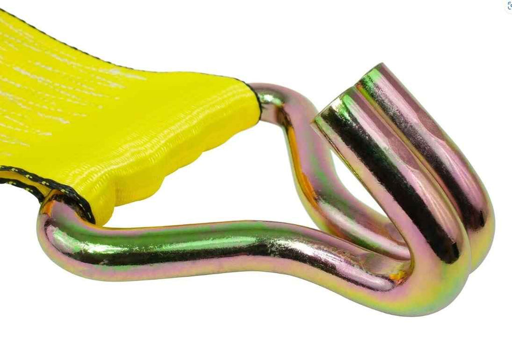 "4" x 30' Winch Strap with Wire Hook, Flatbed Tie-Down Straps, WLL 5,4 ...